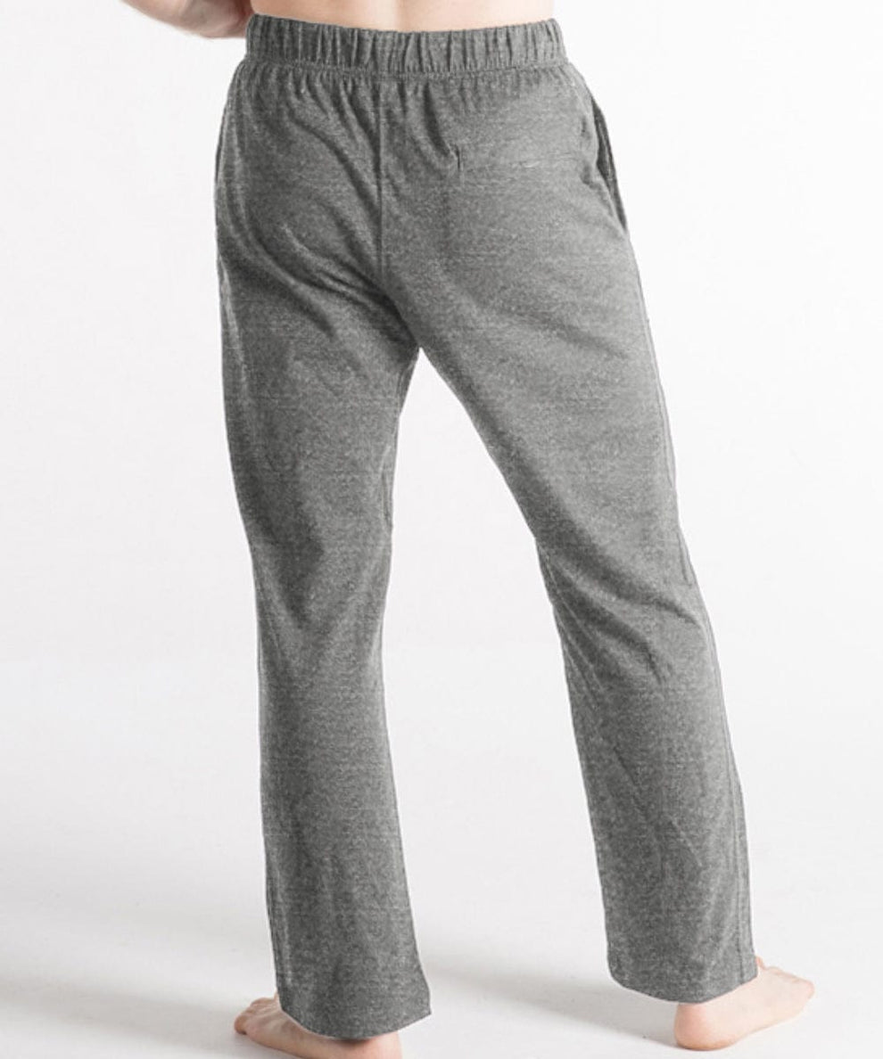 Tall Men's Slim Fit Athletic Pants: Cotton Jersey - Graphite Heather ...
